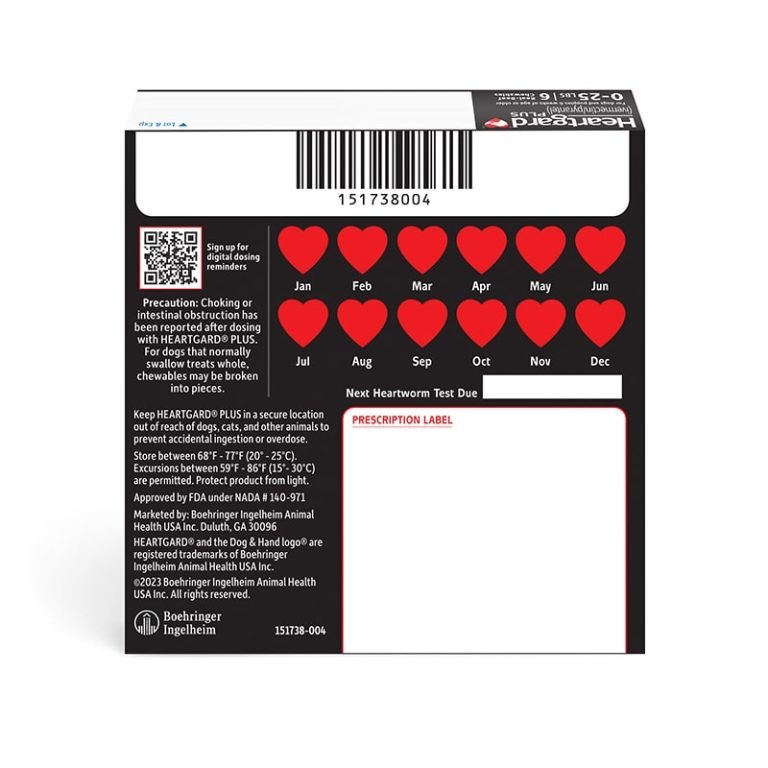 Heartgard Plus Chewables for Dogs Up to 25 lbs (Up to 11 kg)